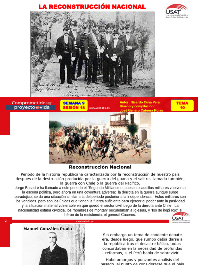 La Reconstrucción Nacional | PDF | Perú | América del Sur