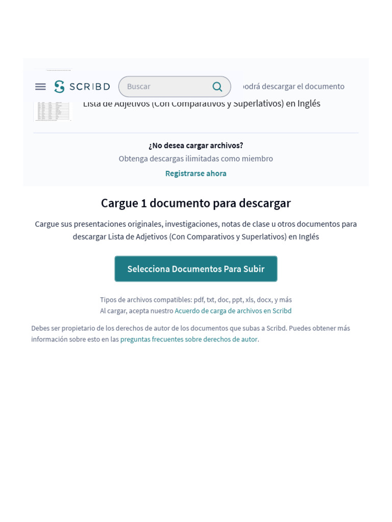 Suba Un Documento - Scribd | PDF | Scribd | Facebook