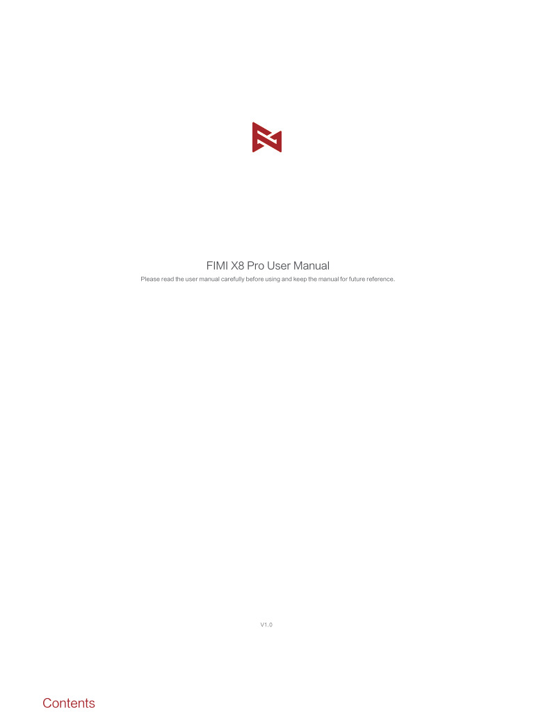 FIMI X8 Pro User Manual Overview | PDF | Unmanned Aerial Vehicle ...