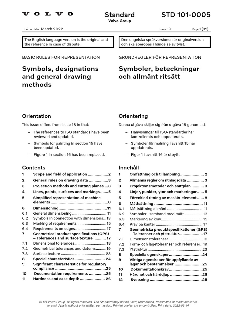 101-0005 Norma Volvo | PDF