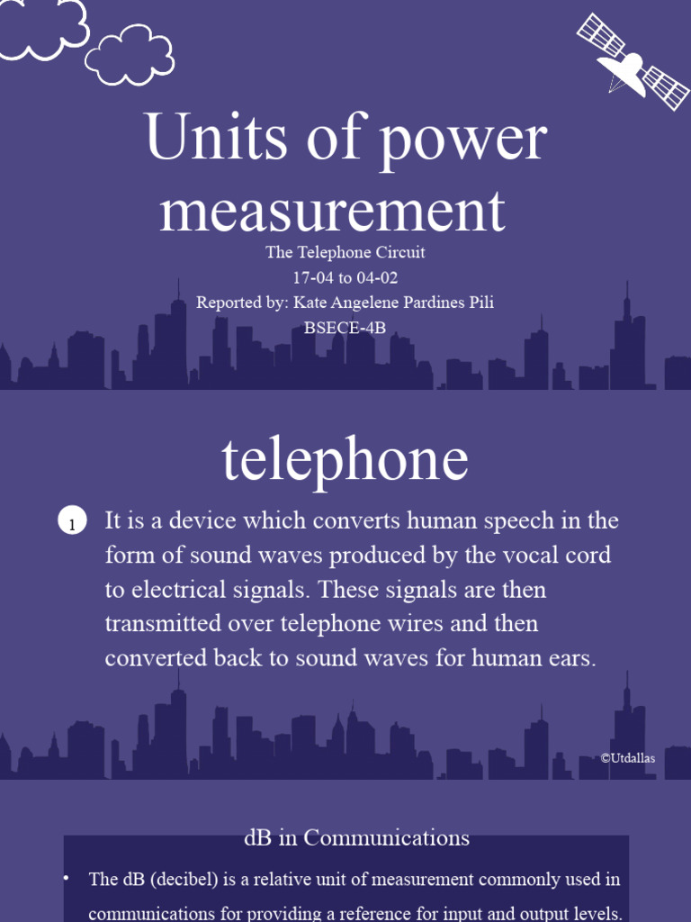 Long-Distance Communication Devices Presentation in Purple Illustrative ...