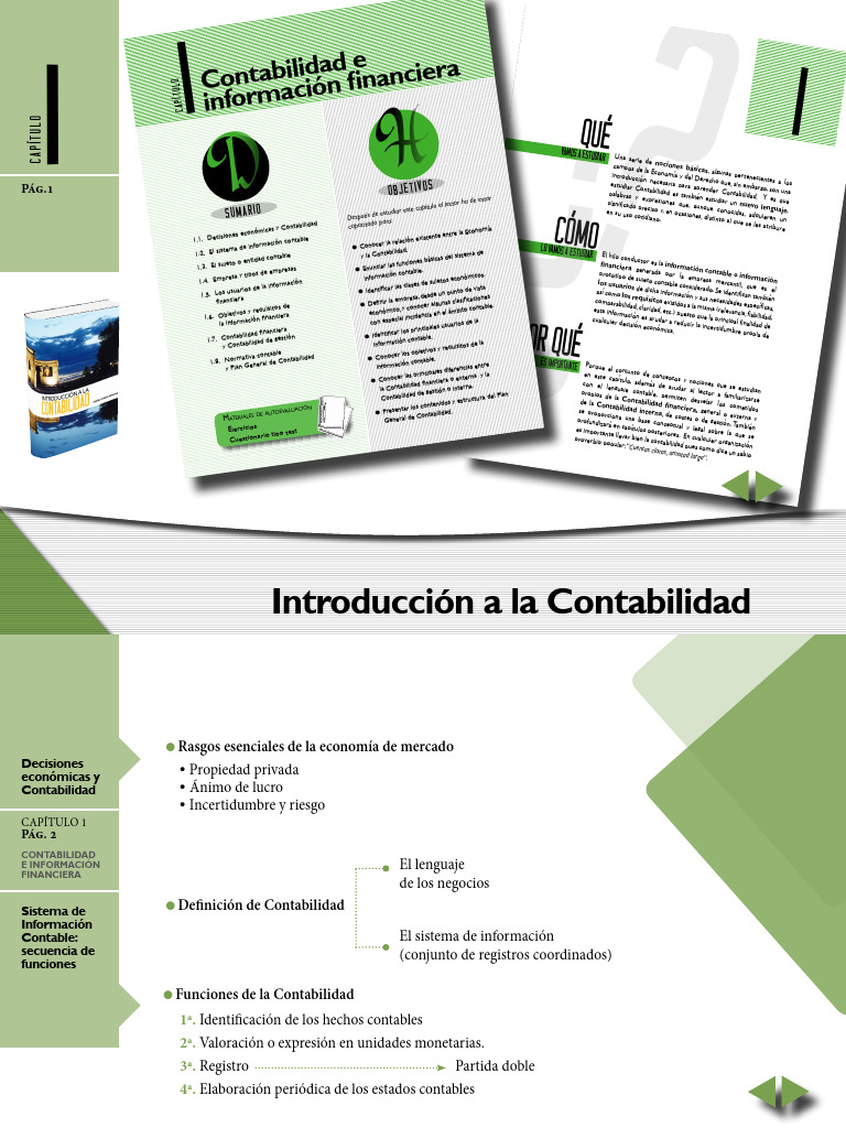 Esquema contabilidad financiera ade Capitulo 1 | PDF | Contabilidad | Sociedad de ...