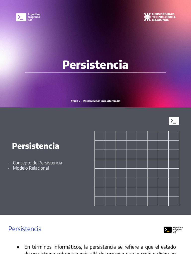 Estrategias de Persistencia en Java | PDF | Base de datos relacional | Bases de datos