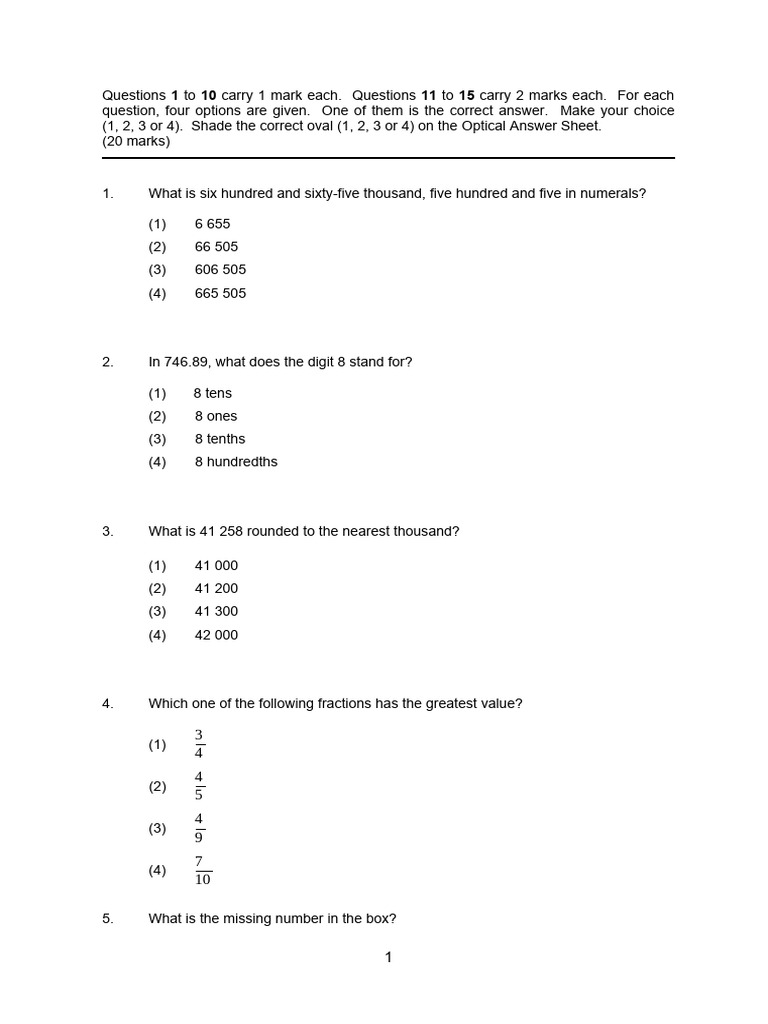 Extra Practice 2 Booklet A | PDF