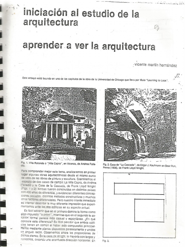 Aprender A Ver La Arquitectura | PDF