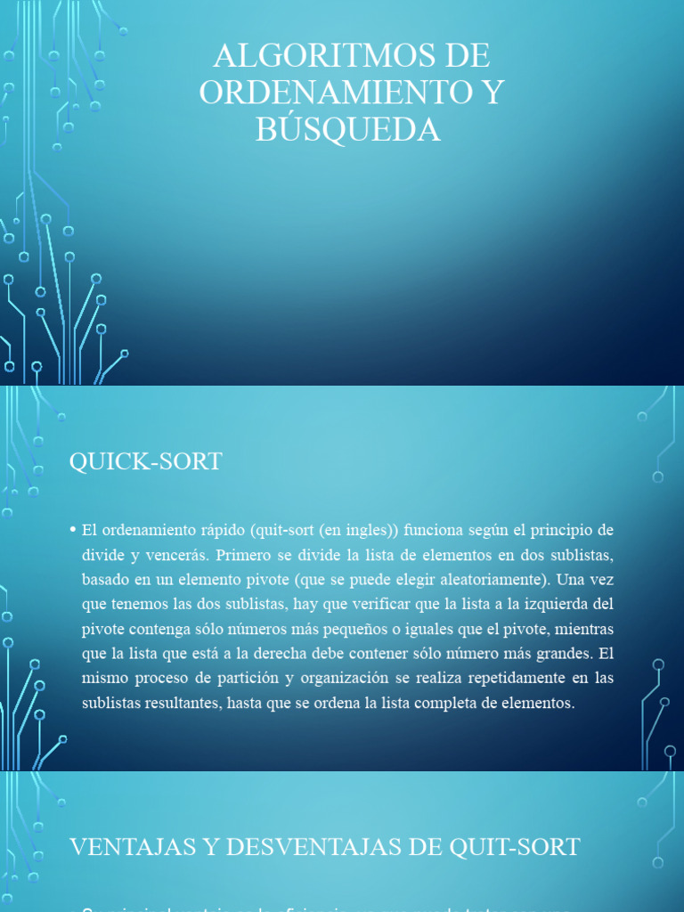 Algoritmos de Ordenamiento | PDF | Ingeniería de software | Lógica ...