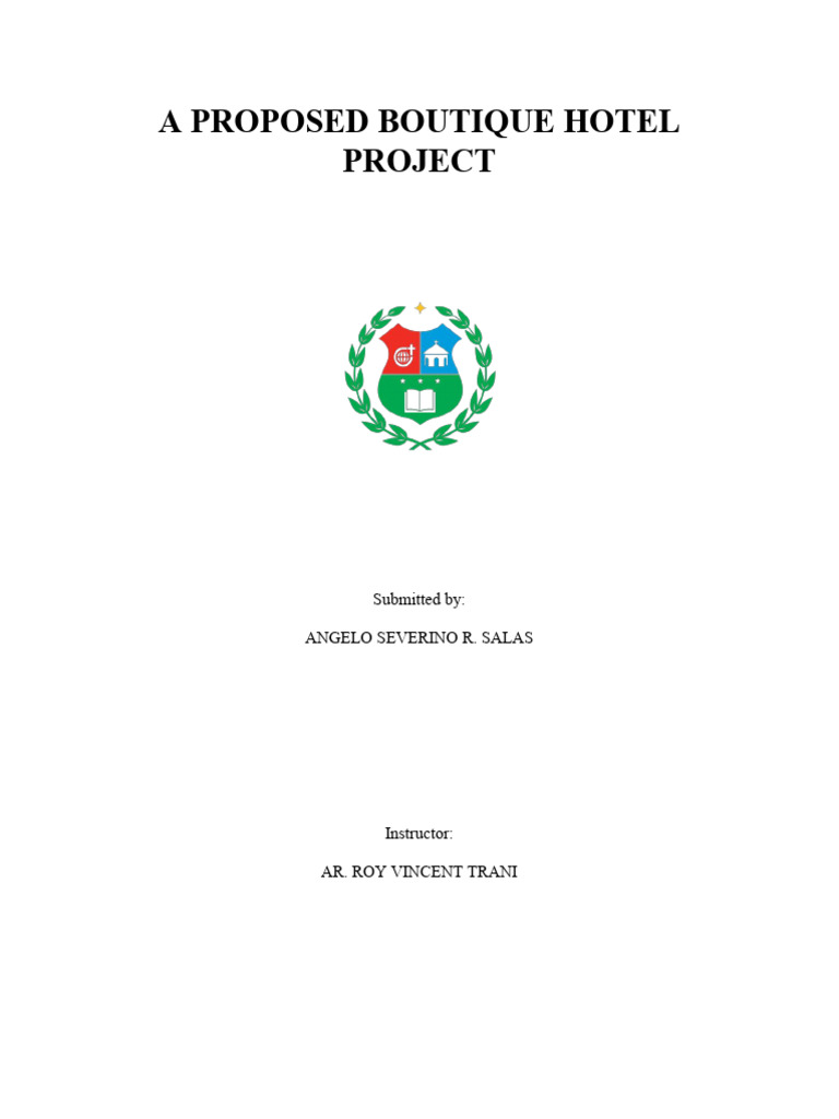 Boutique Hotel Design Proposal in Cebu | PDF | Hotel | Elevator