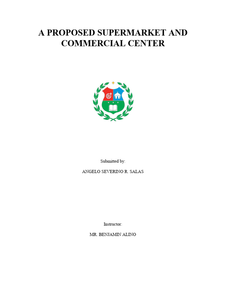 Supermarket Plan for Canduman | PDF | Supermarket | Sustainable ...