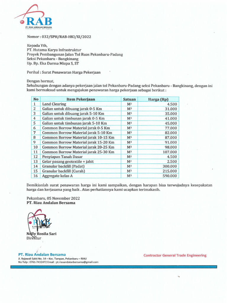 SPH, Ahsp, Daftar Alat, Compro PT - Rab | PDF