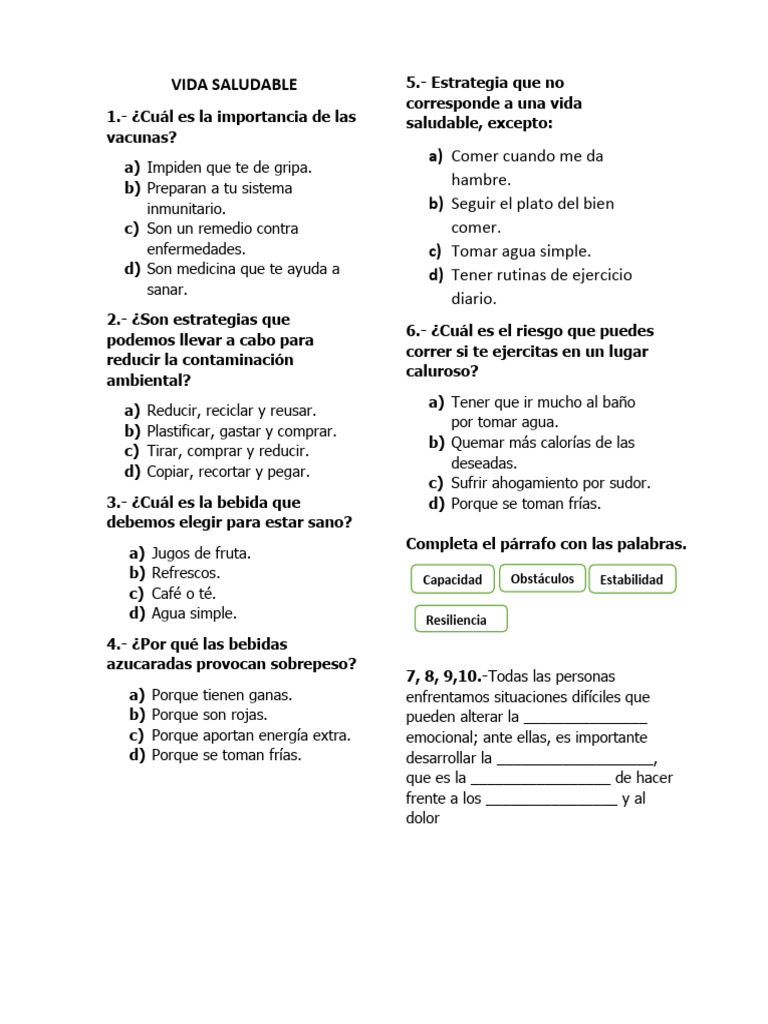 Vida Saludable | PDF | Medicina CLINICA | Salud pública