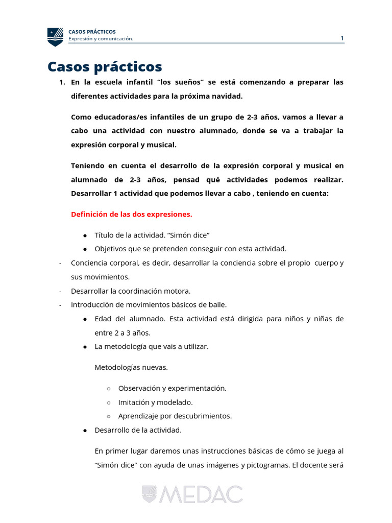 Caso Practicos Expresión. Ana López Blanco | PDF