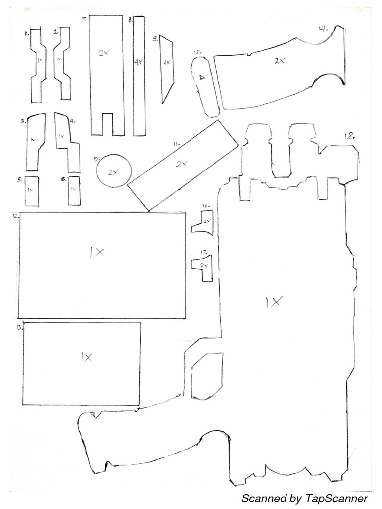 Gambar Pola DX Neo Diend Driver | PDF