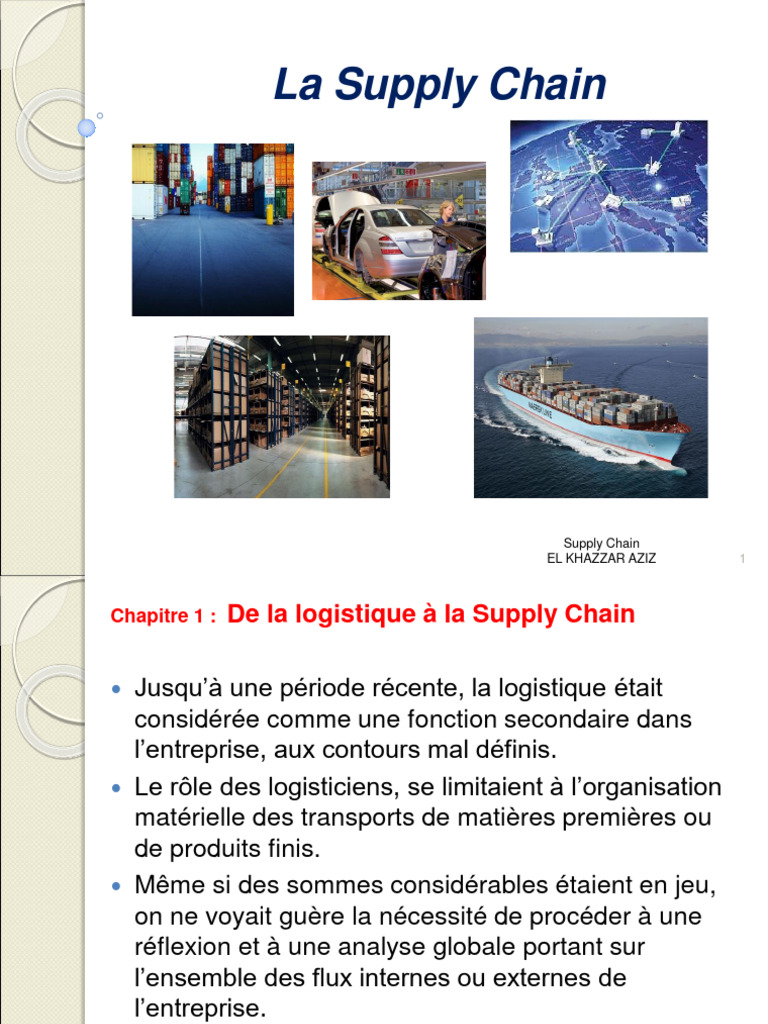 Log Globale Supply Chain LPTI | PDF