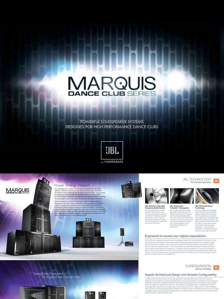 Marquis Brochure JBL | PDF