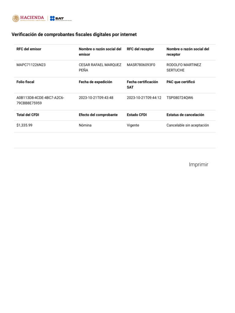 Verificación de Comprobantes Fiscales Digitales Por Internet | PDF