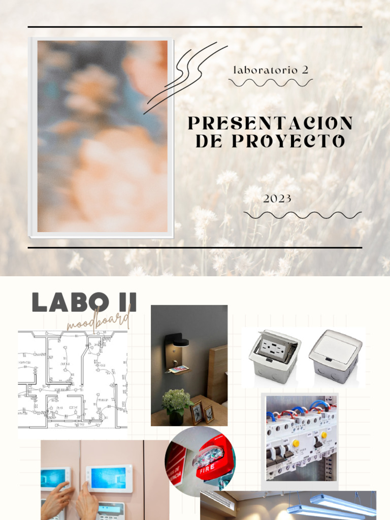 Presentacion de Proyecto: Laboratorio 2 | PDF | Sensor | Diodo emisor de luz