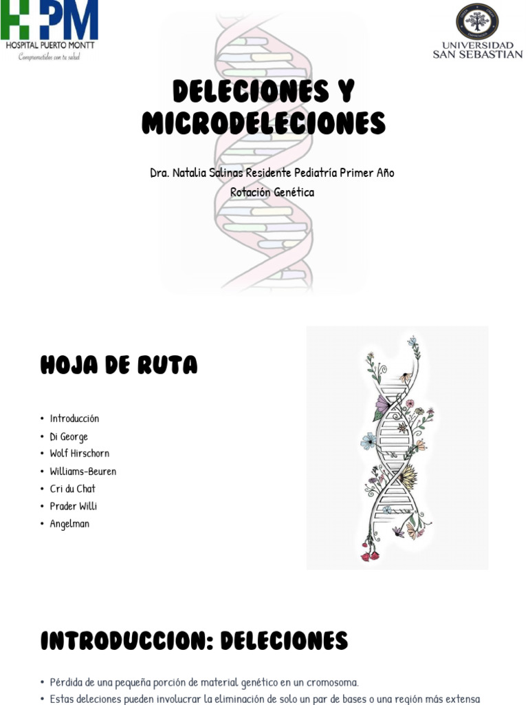Deleciones y microdeleciones genéticas | PDF | Causas de la muerte ...