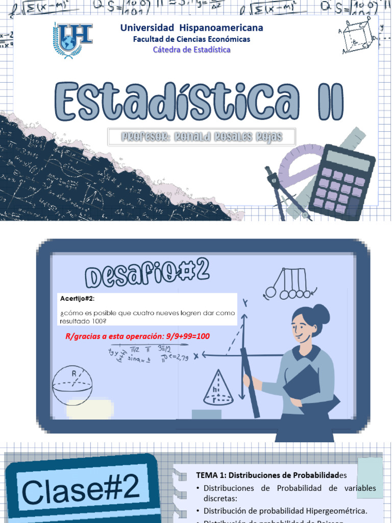 Clase 2 Estadística II UH | PDF | Muestreo (Estadísticas) | Probabilidad