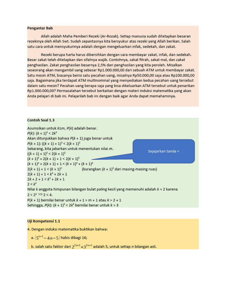 Edit 1 Bab 1 & 2 MTK 11 Wajib | PDF