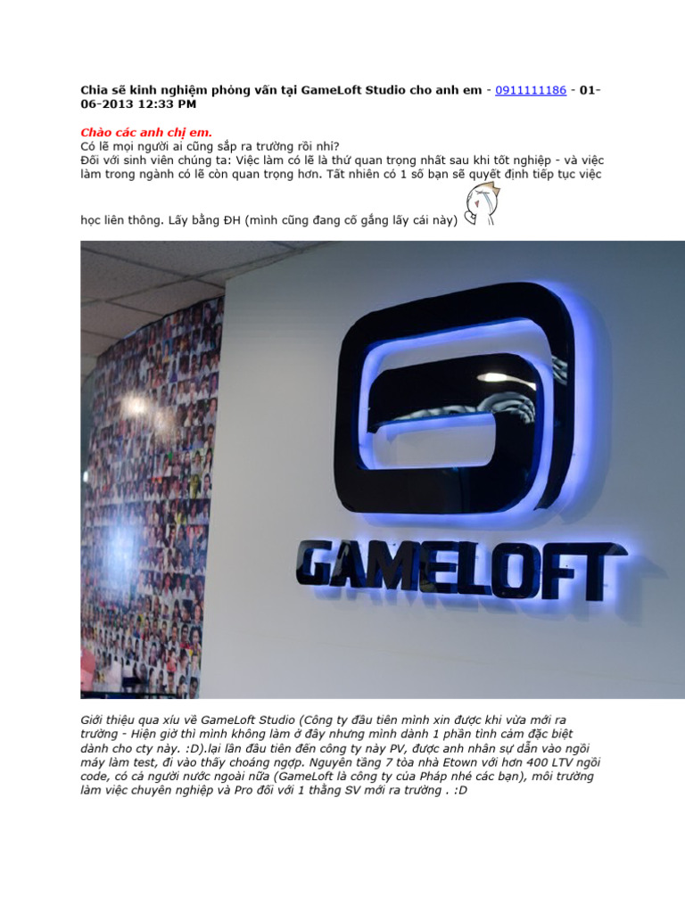 Chia S Kinh Nghim PHNG VN Ti Game L | PDF