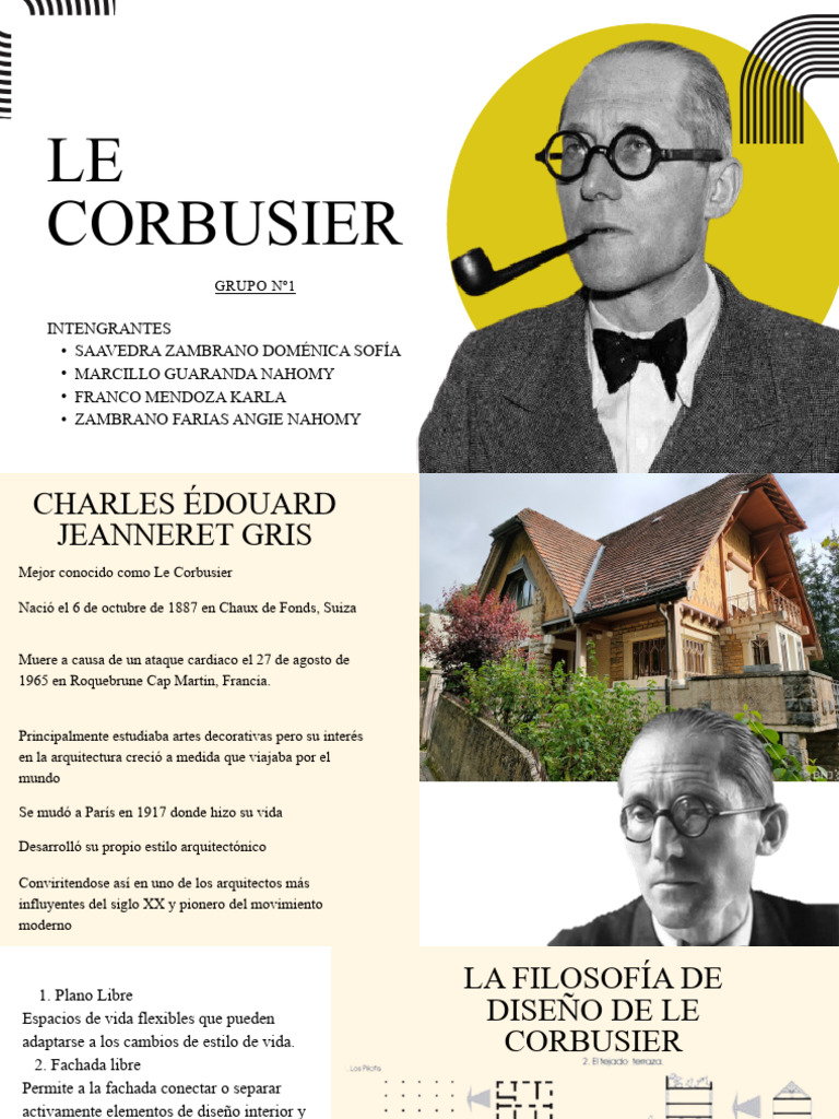 Le Corbusier | PDF | Diseño | Diseño arquitectonico