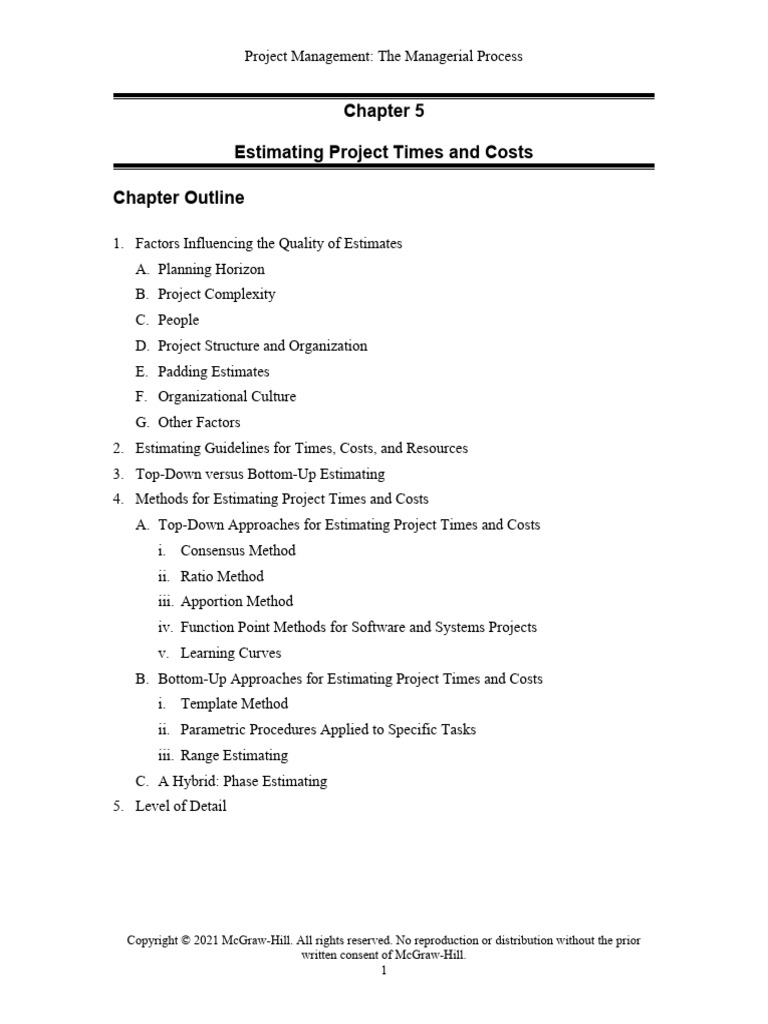 Larson PM 8e Ch05 Im | PDF