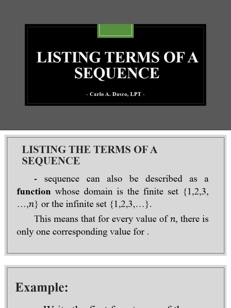 Illustrating Arithmetic Sequence | PDF | Sequence | Elementary Mathematics