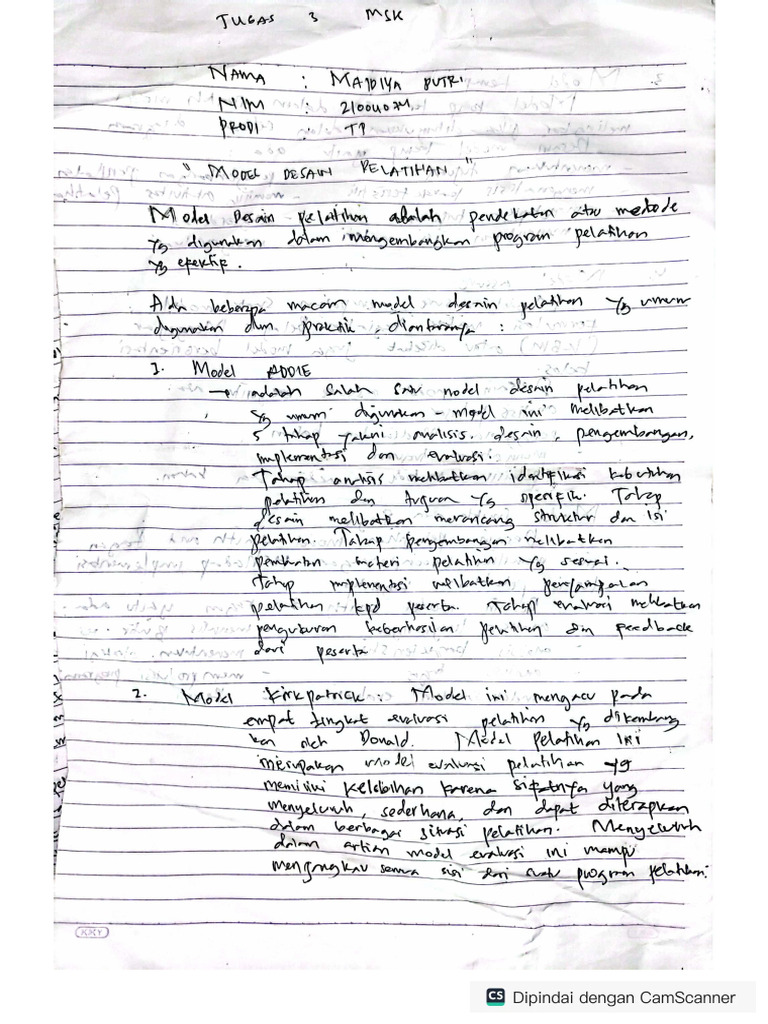 Resume Pert 5 MSK - Maidiya Putri - 21004074 | PDF