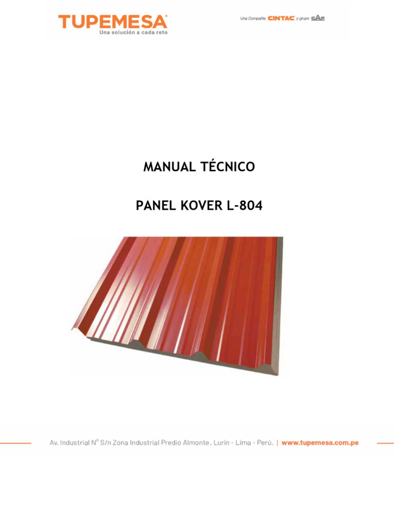 Manual Koverpur Tupemesa | PDF | Tornillo | Conductividad térmica
