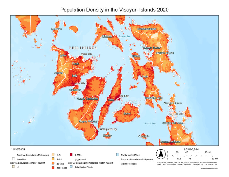 Visayan Islands Population Density | PDF
