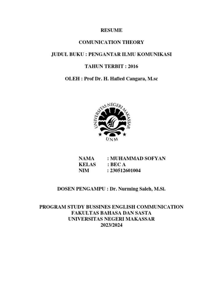 Resume Muhammad Sofyan 2 | PDF