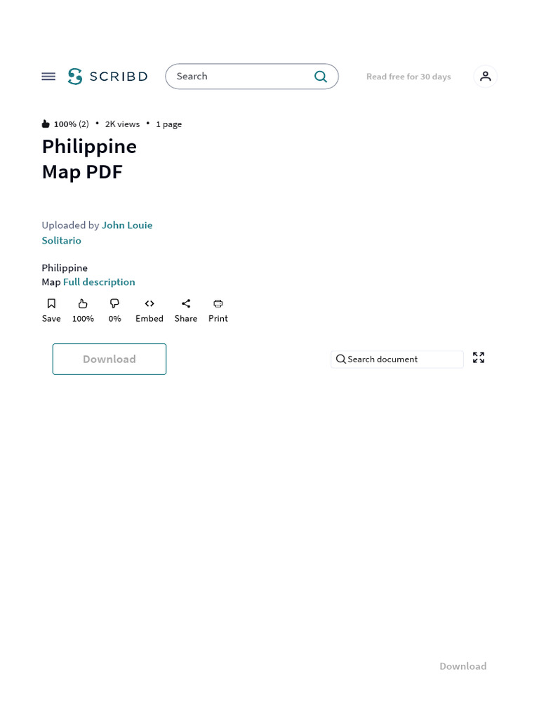 Philippine Map PDF - PDF - Mindanao - Southeast Asia | PDF | Scribd | World Wide Web
