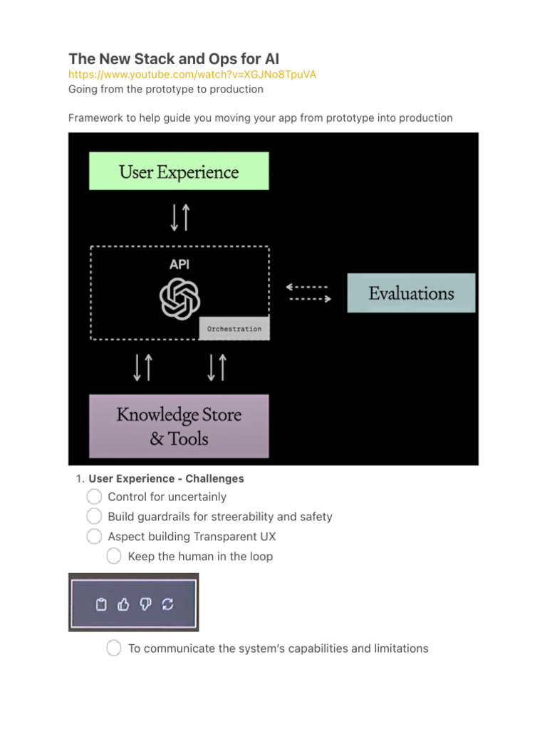 The New Stack and Ops for AI - LLMOps | PDF