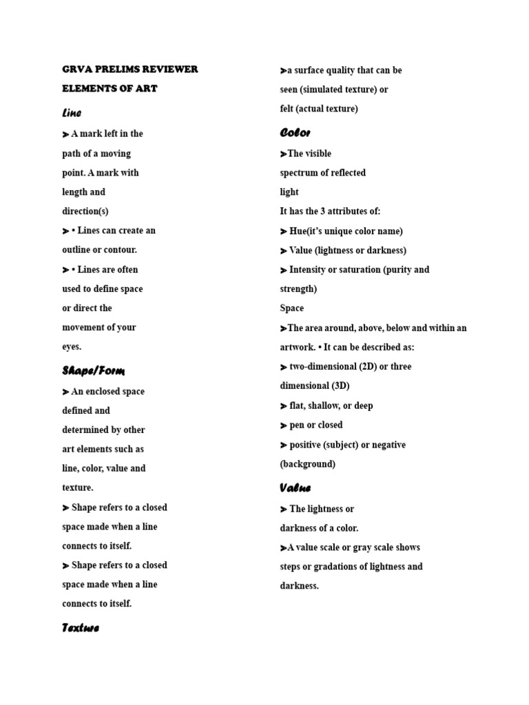 Grva Prelims Reviewer | PDF