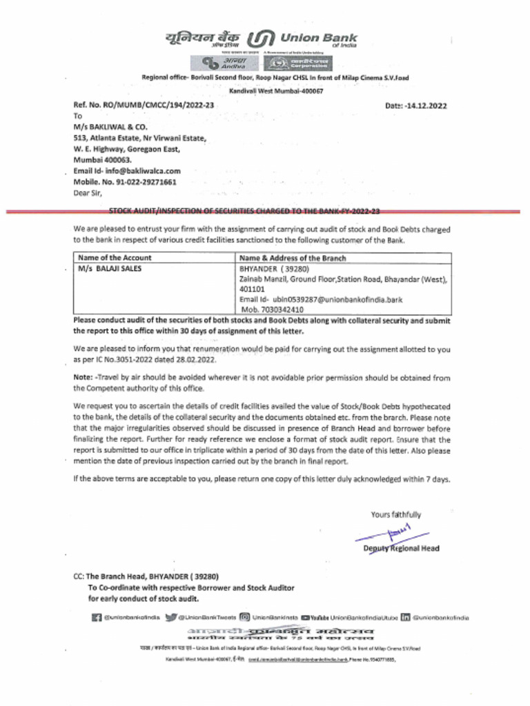 Bakliwal - Balaji Sales | PDF