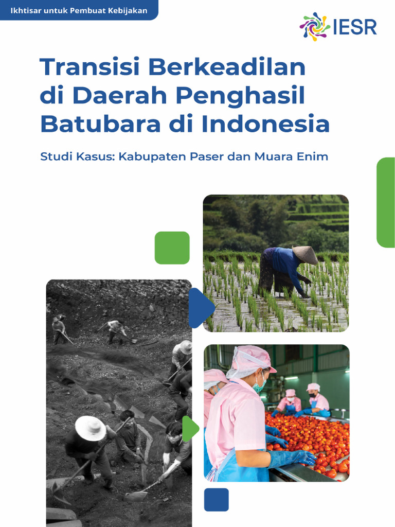 Transisi Berkeadilan Di Daerah Penghasil Batubara Di Indonesia Rekomendasi Kebijakan | PDF