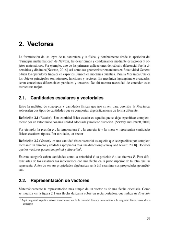 Teoría sobre Vectores | PDF | Vector Euclidiano | Sistema de ...