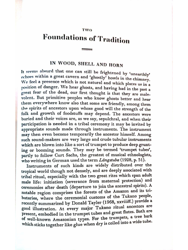 Baines - Foundations of Tradition - in Brass Instruments | PDF