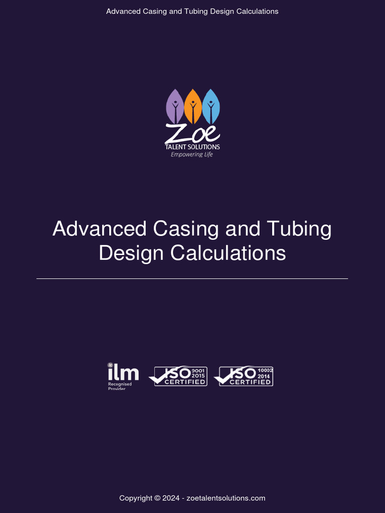 Advanced Casing and Tubing Design Calculations | PDF | Casing (Borehole ...