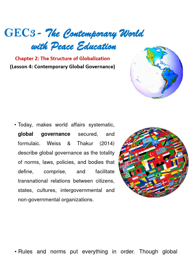 Global Governance and UN Structure | PDF | Sustainability | United Nations