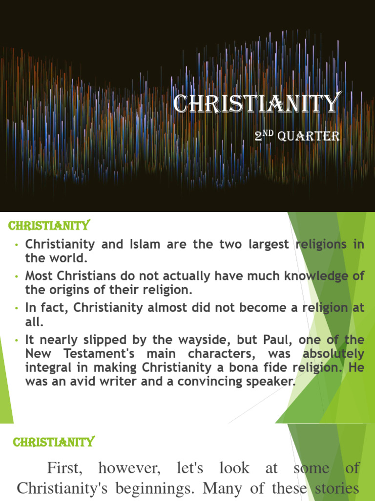 9a-CHRISTIANITY-For-Quiz | PDF | Jesus | Paul The Apostle