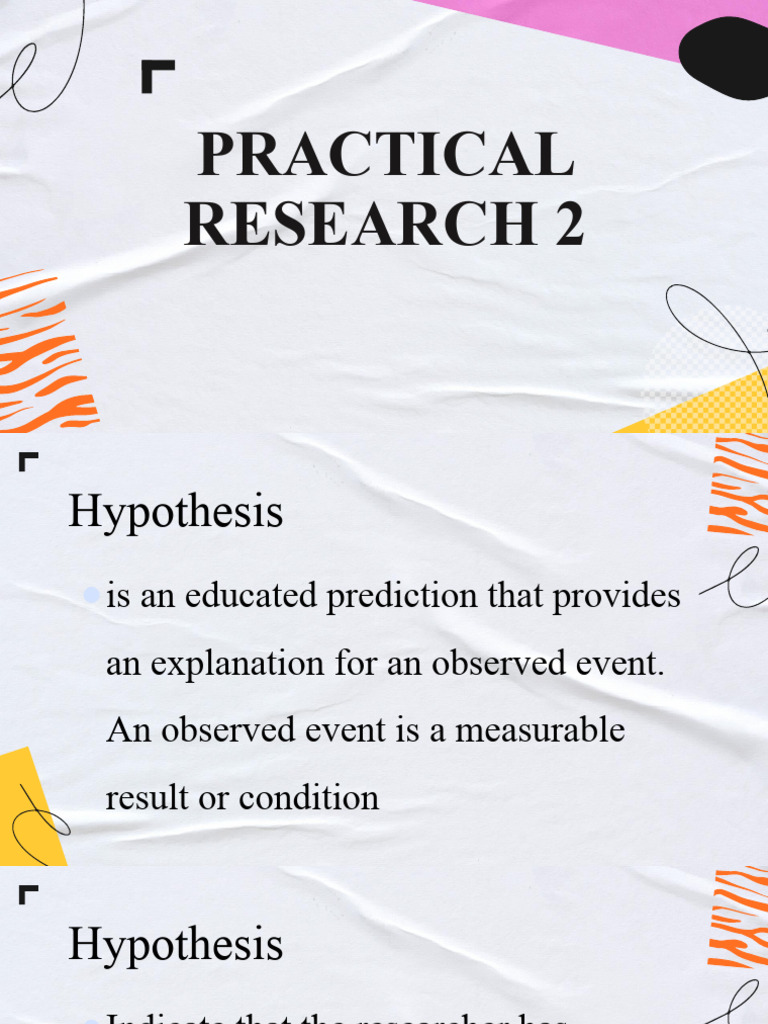 Hypothesis | PDF