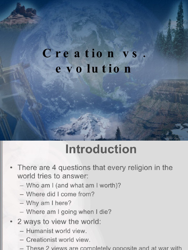 1 Creation vs. Evolution | PDF | Stars | Supernova