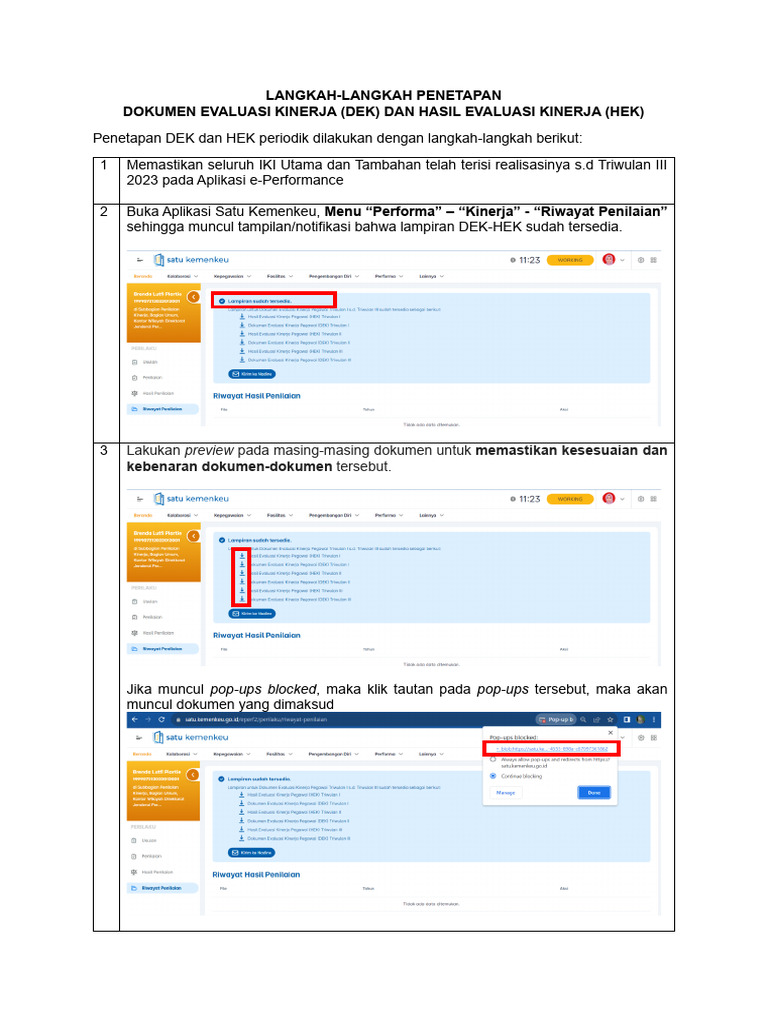 Mekanisme Penetapan DEK Dan HEK | PDF