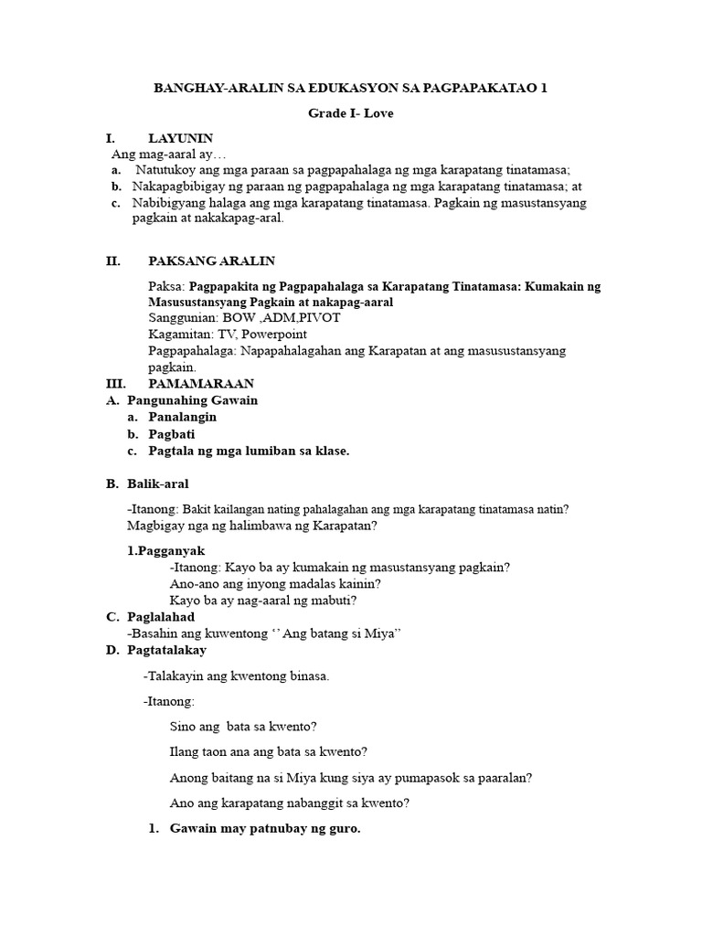 Semi Lesson Plan Quarter 3 Week 2 Day 4 | PDF