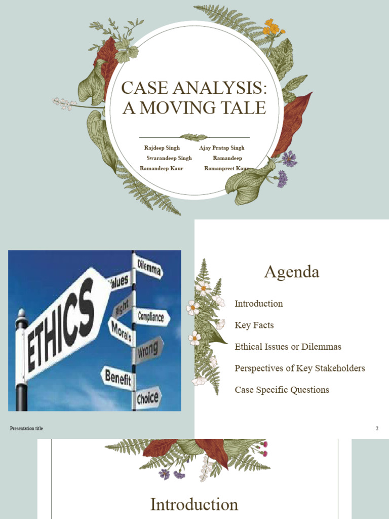 CASE ANALYSIS Presentation Group 4 | PDF | Emergency | Justice