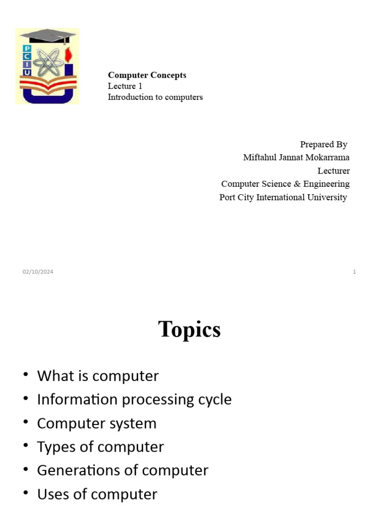 Lecture 1 Intro, Types, Generation | PDF | Computer Data Storage ... Lecture 1 Intro, Types, Generation | PDF | Computer Data Storage ...