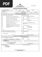 CS Form No. 6 Revised 2020 Application For Leave Fillable | PDF ...