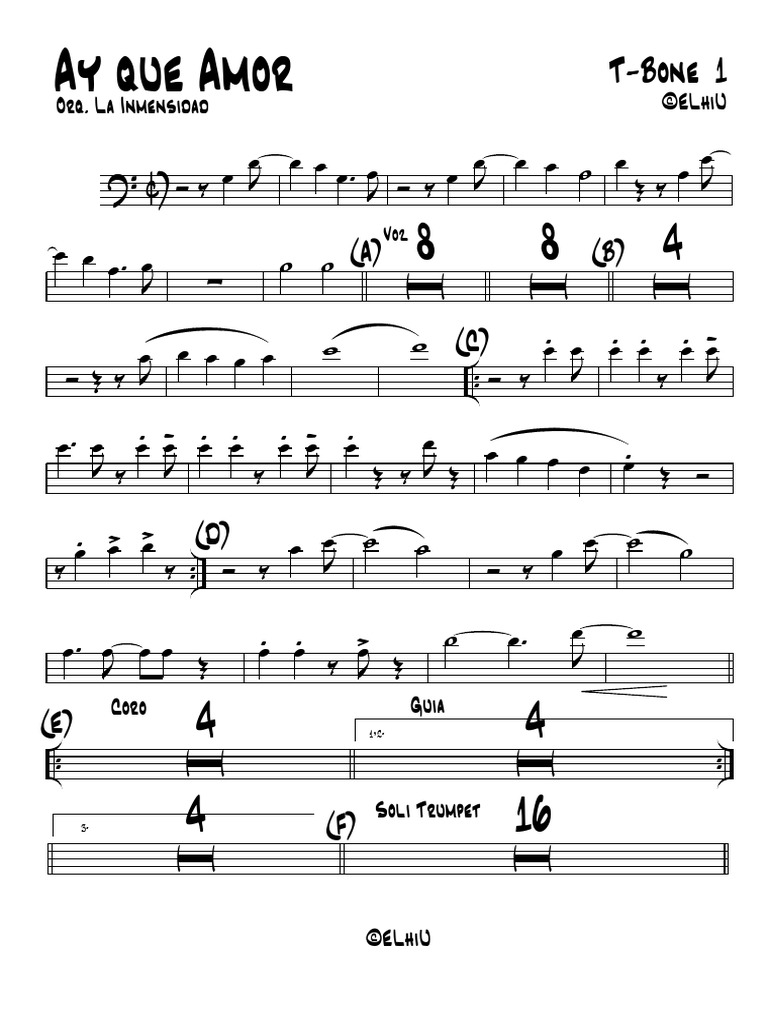 Ay Que Amor - Bone 1 | PDF