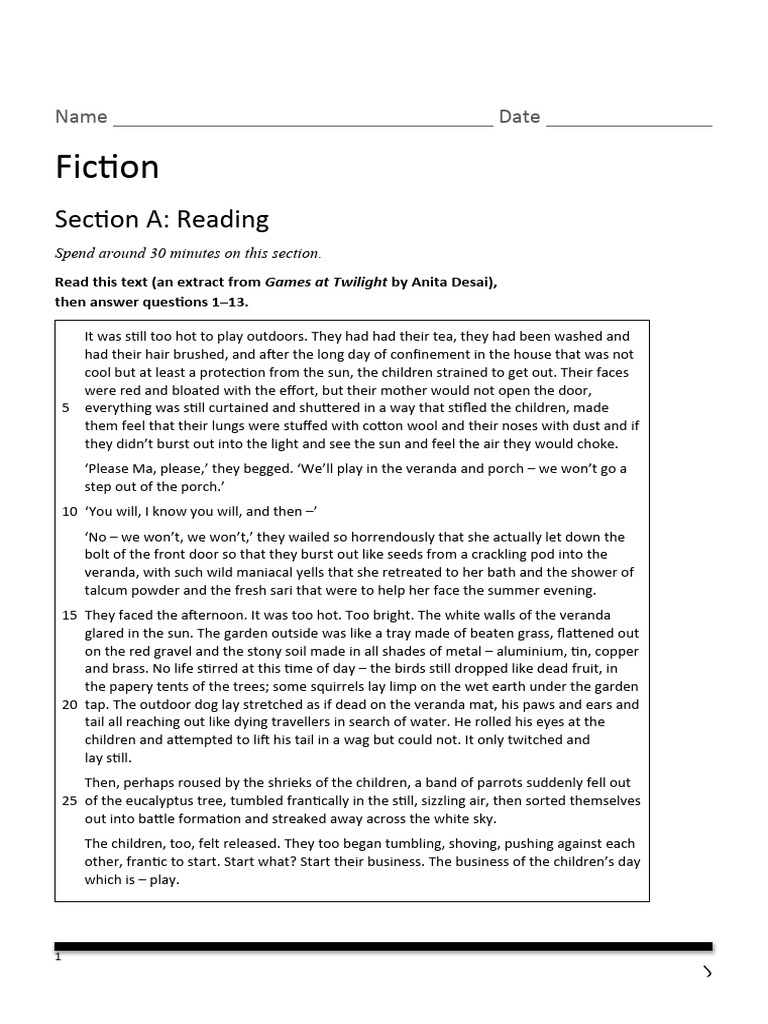 Year 9 English End-of-Year Test Paper | PDF | Much Ado About Nothing